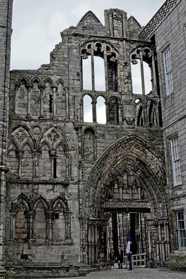 The Holyrood Abbey, Edinburgh, Scotland Editorial Photography - Image ...