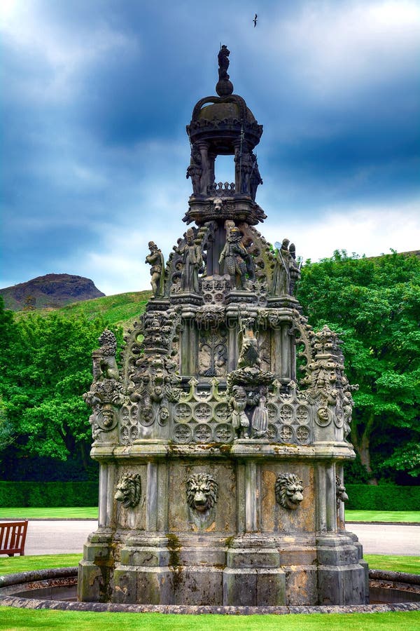 The Holyrood Palace, Edinburgh, Scotland Stock Photo - Image of carving ...
