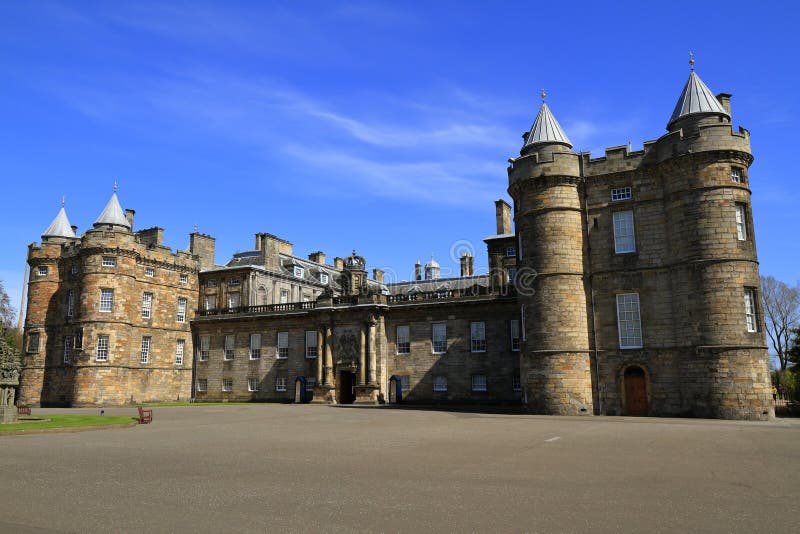 Holyrood Palace in Edinburgh, Scotland Stock Photo - Image of medieval ...