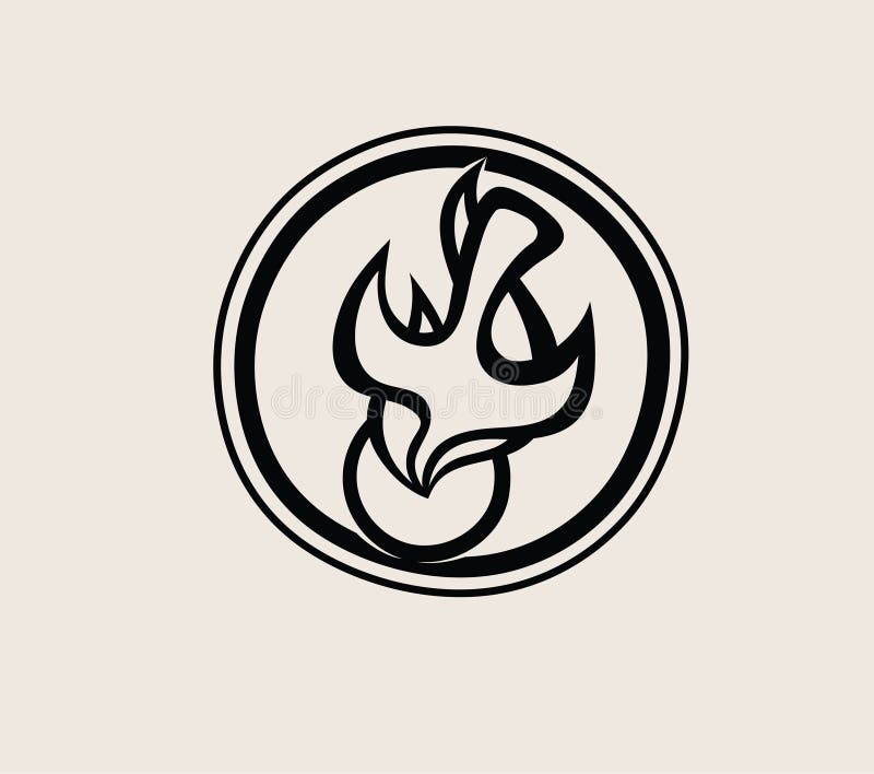The Holy Spirit Icon, Art Vector Design Stock Vector - Illustration of ...