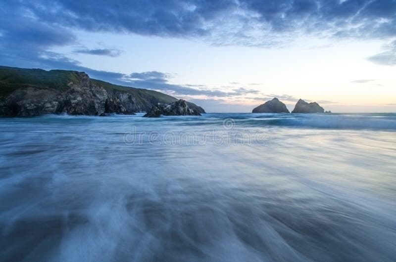 Holywell Bay in Cornwall Uk England Stock Image - Image of cornwall ...