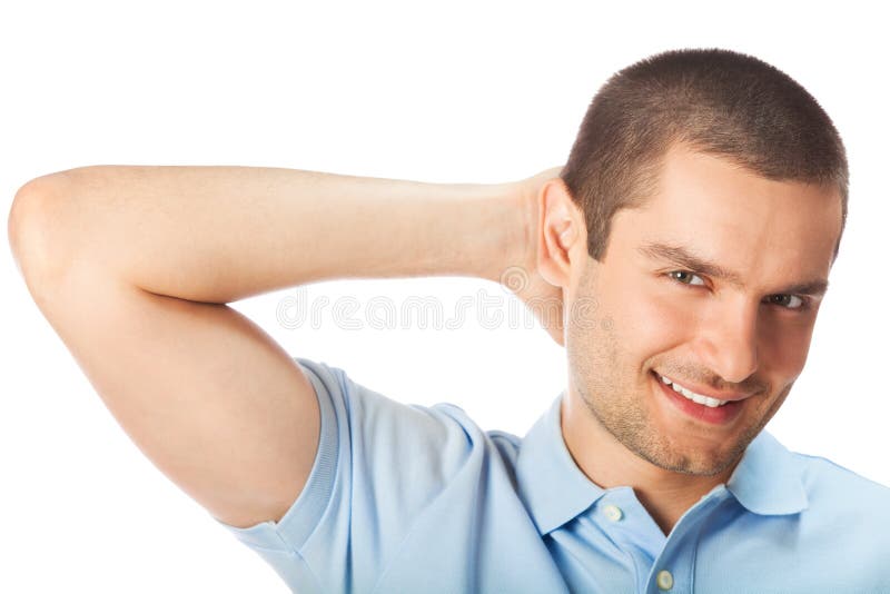 Hombre aislado foto de archivo. Imagen de medio, hombre - 14884722