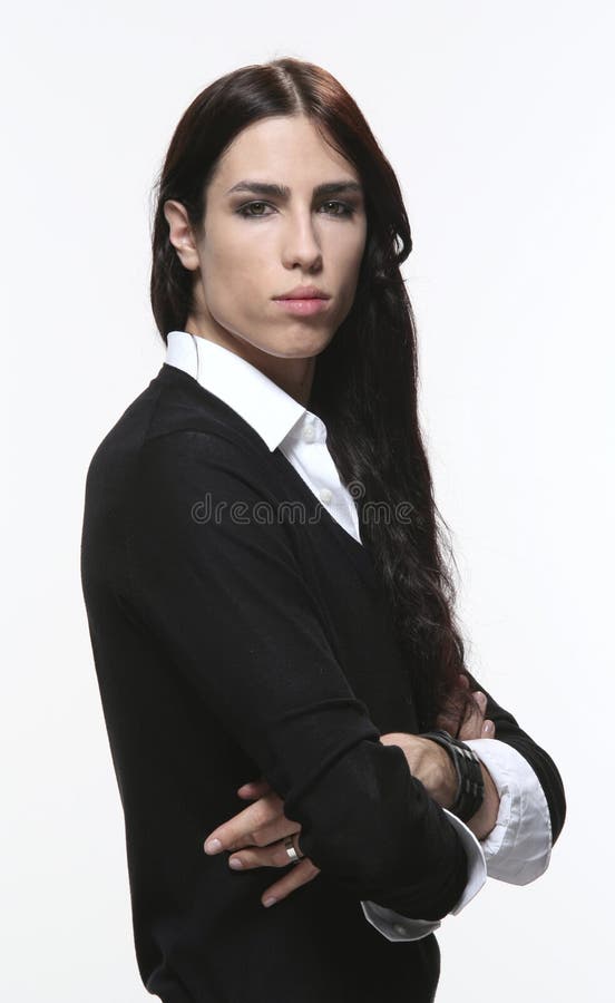 Hombre andrógino imagen de archivo. Imagen de persona - 9298765