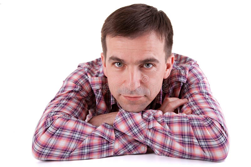 Hombre aburrido foto de archivo. Imagen de expresivo - 12200240