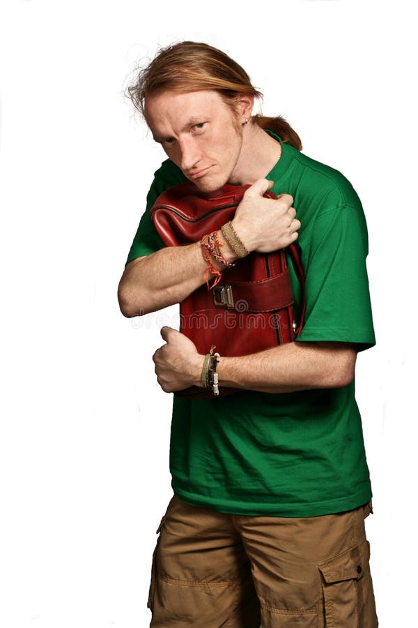 Hombre codicioso foto de archivo. Imagen de grieta, lista - 5005688