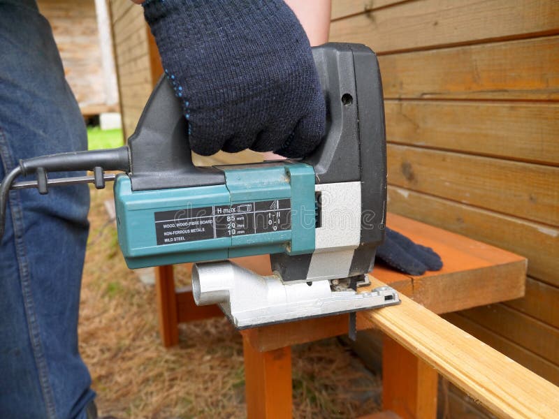 Herramienta De Corte Azul De La Segueta Imagen de archivo - Imagen de ...