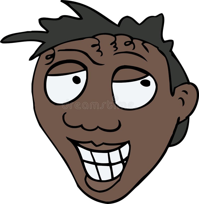 Sonrisa grande ilustración del vector. Ilustración de asustadizo - 22743796