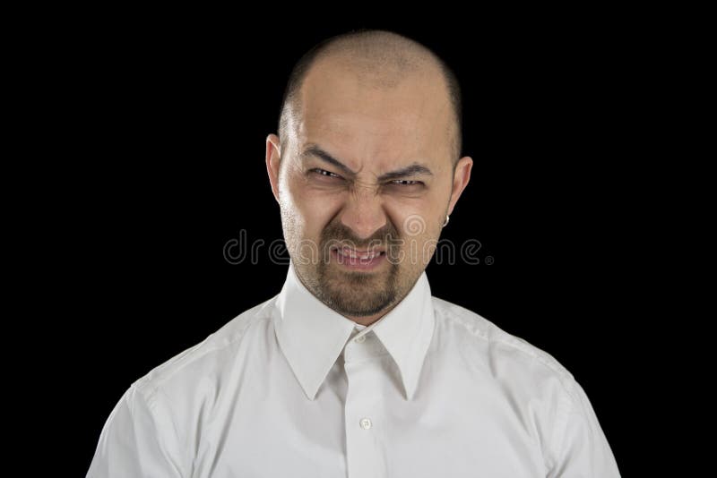 Hombre de mirada malo imagen de archivo. Imagen de hombre - 14207113