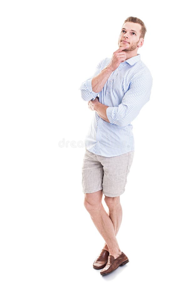 Hombre de mirada perplejo foto de archivo. Imagen de blanco - 42349014