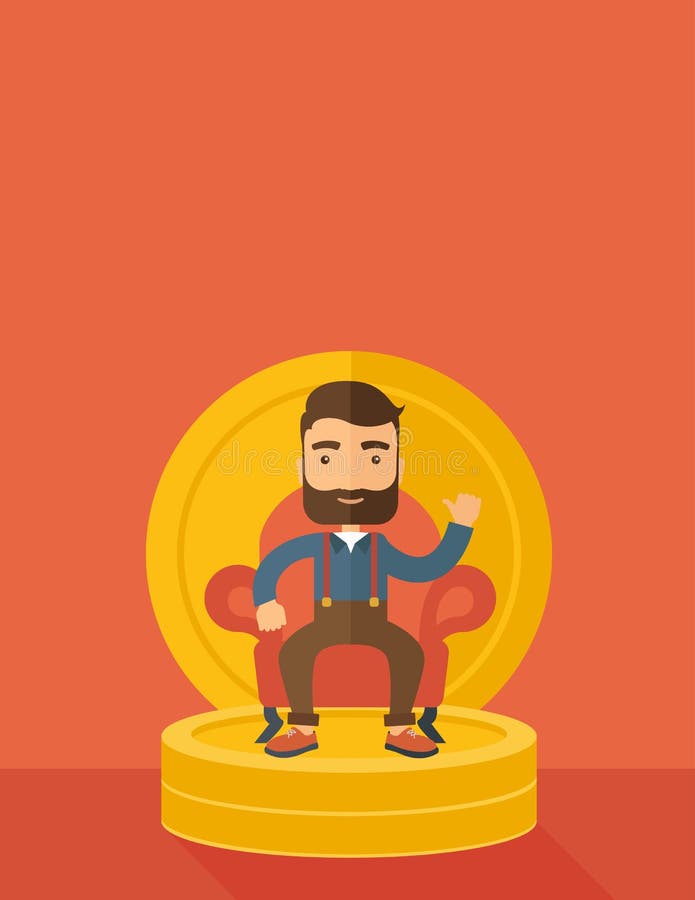 Hombre De Negocios Acertado Ilustración del Vector - Ilustración de ...