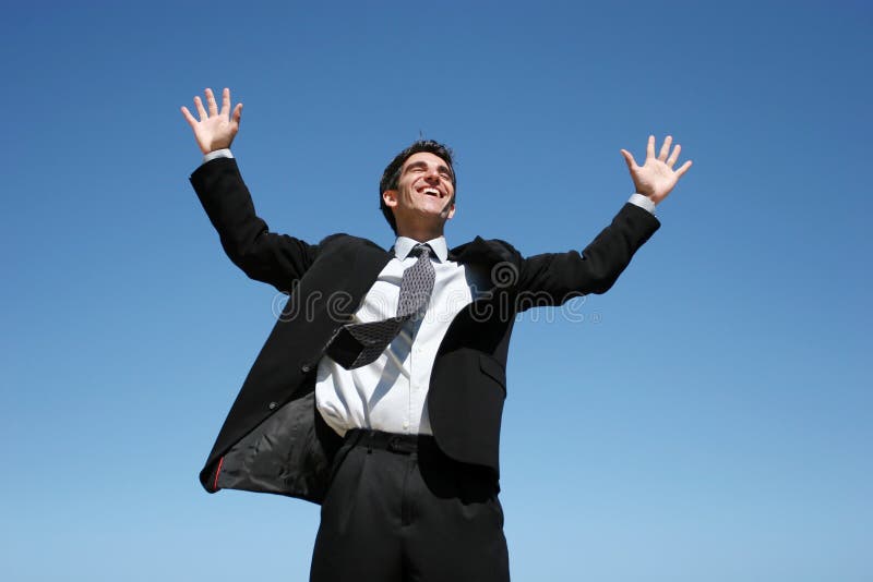 Hombre De Negocios Acertado Imagen de archivo - Imagen de lazo ...