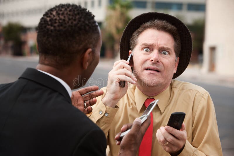 Hombre De Negocios Asustado Imagen de archivo - Imagen de adulto ...