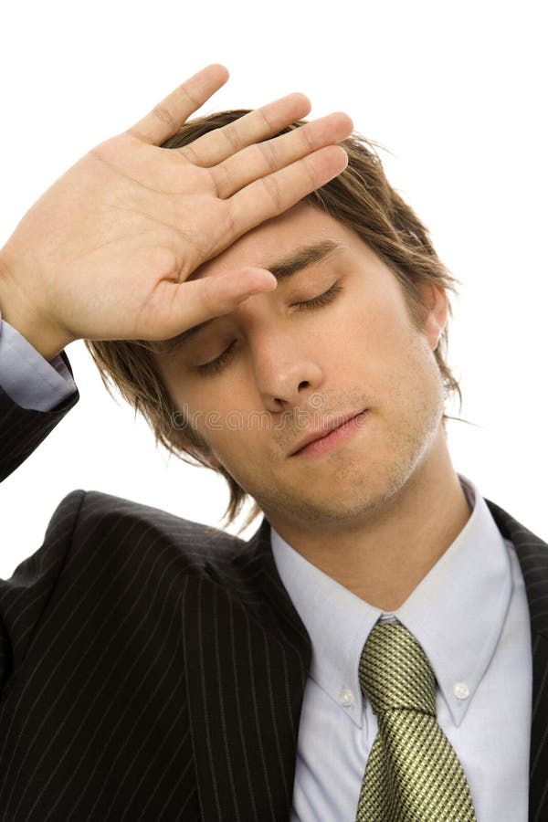 Hombre de negocios cansado foto de archivo. Imagen de lazo - 2386184
