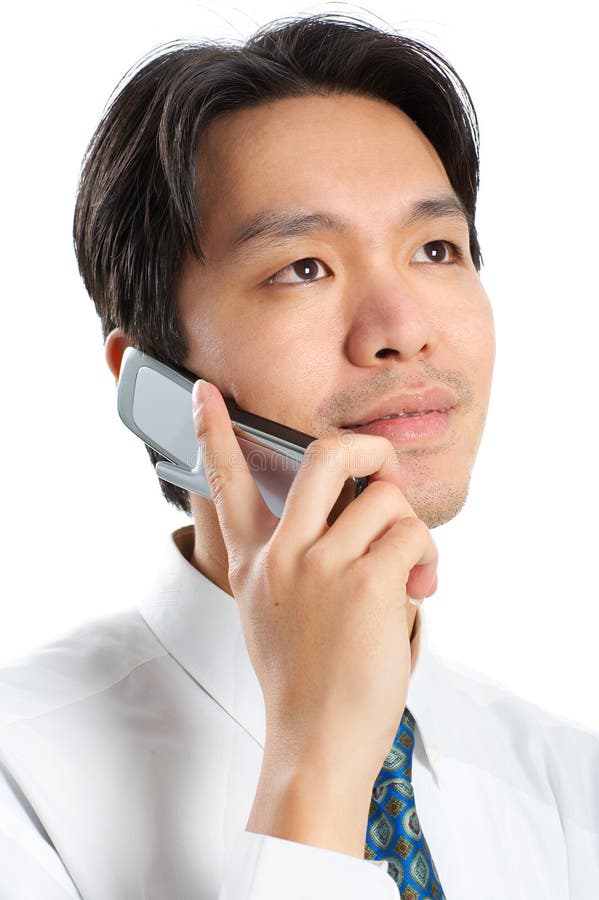 Hombre De Negocios Con Celular Imagen de archivo - Imagen de feliz ...