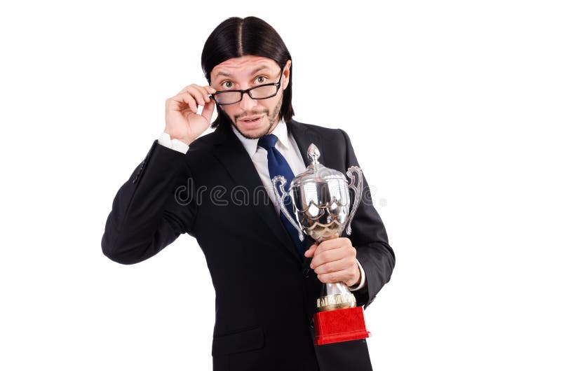 Hombre De Negocios Concedido Foto de archivo - Imagen de negocios, pelo ...