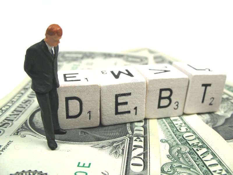 Hombre De Negocios En Deuda Imagen de archivo - Imagen de finanzas ...