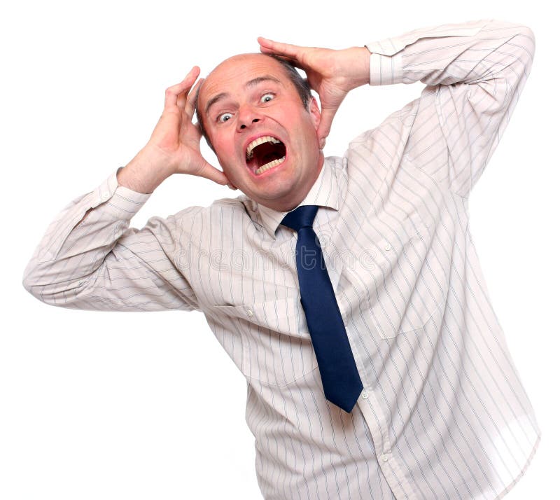 Hombre De Negocios Mayor Frustrado Imagen de archivo - Imagen de ...