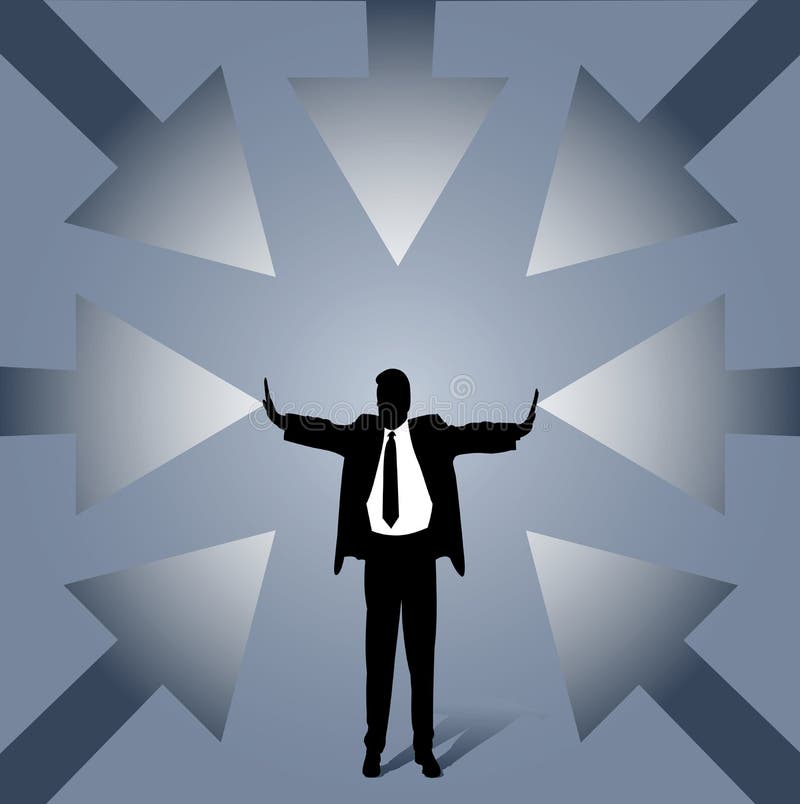 Hombre De Negocios Revisado Ilustración del Vector - Ilustración de ...