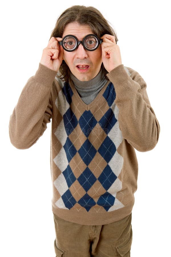 Hombre del friki foto de archivo. Imagen de profesor - 77200344