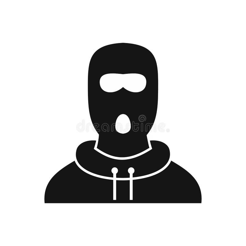 Hombre En El Icono Del Pasamontañas, Estilo Simple Ilustración del Vector - Ilustración de ...