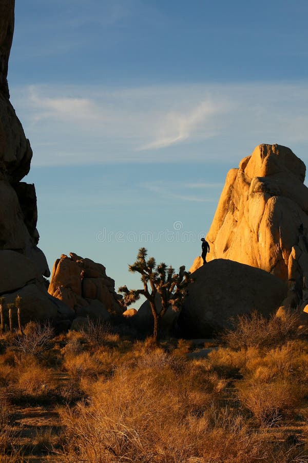 Hombre en la roca imagen de archivo. Imagen de cumbre - 14342017