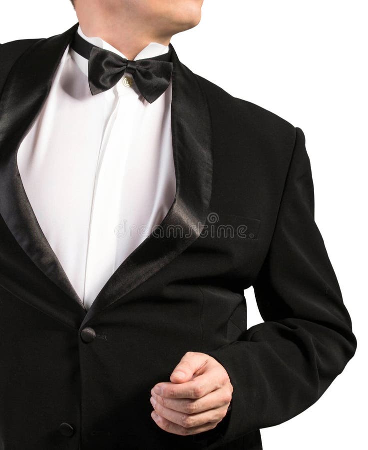 El Hombre Elegante En Un Smoking Clásico Imagen de archivo - Imagen de ...