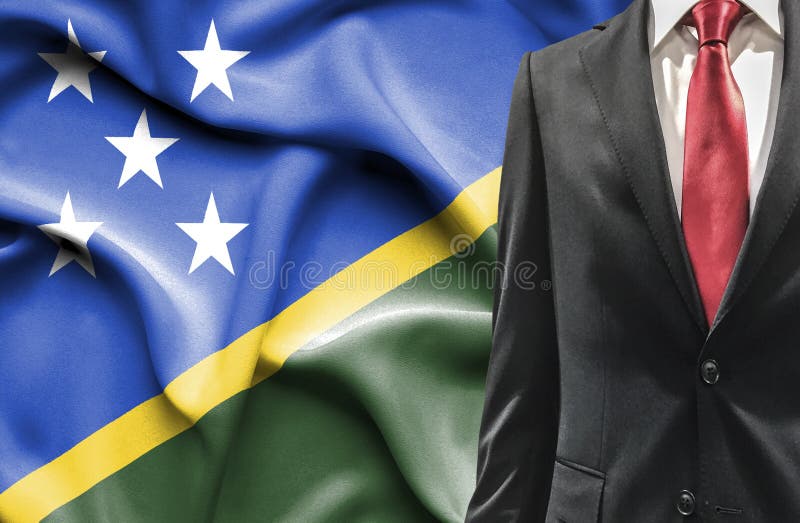 Hombre En Traje De Solomon Islands Foto de archivo - Imagen de ...
