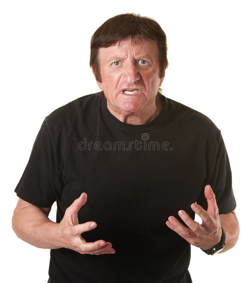 Hombre enfadado imagen de archivo. Imagen de intenso - 20924159