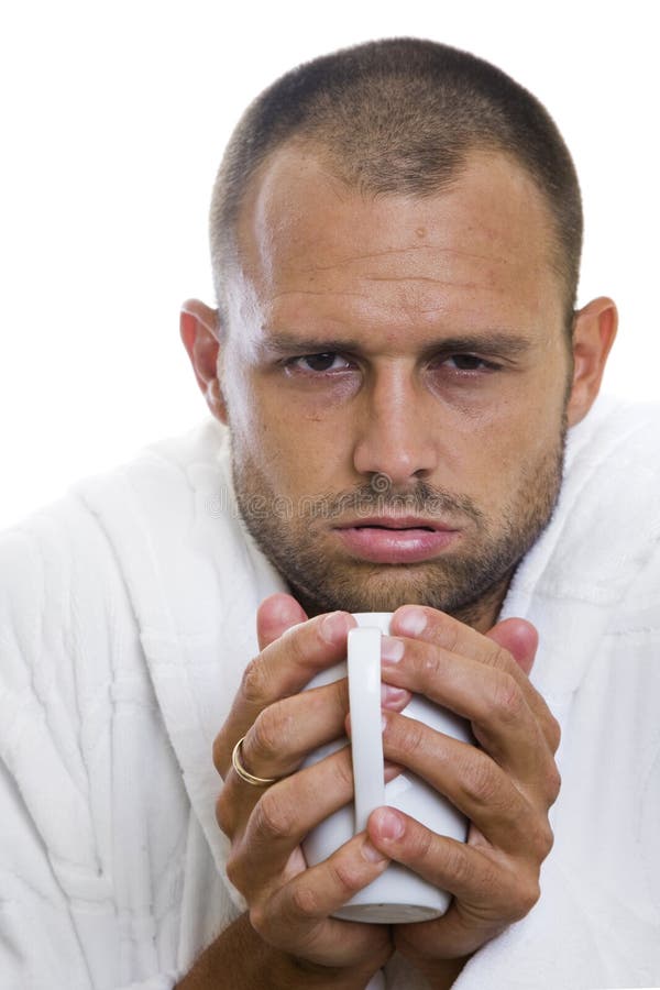 Hombre enfermo foto de archivo. Imagen de casero, medicina - 11341980