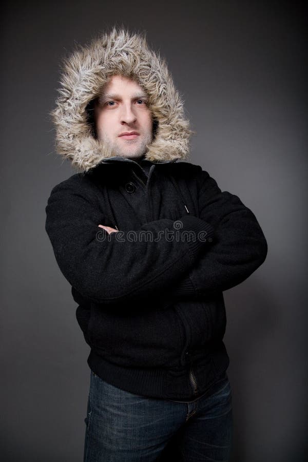 Hombre escarchado foto de archivo. Imagen de nevando - 10033824