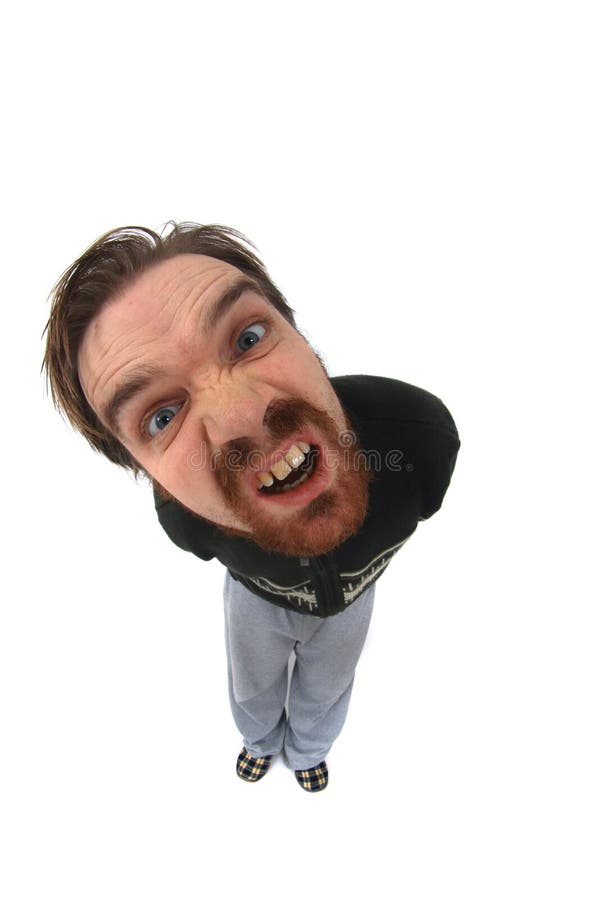 Hombre feo foto de archivo. Imagen de retrato, loco, sonrisa - 19673278