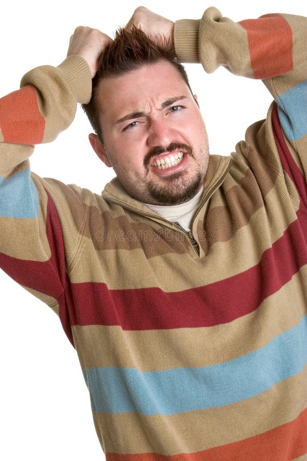 Hombre frustrado imagen de archivo. Imagen de muchacho - 2333549