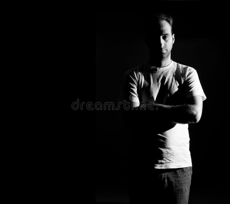 Hombre grosero atractivo foto de archivo. Imagen de aptitud - 15203536