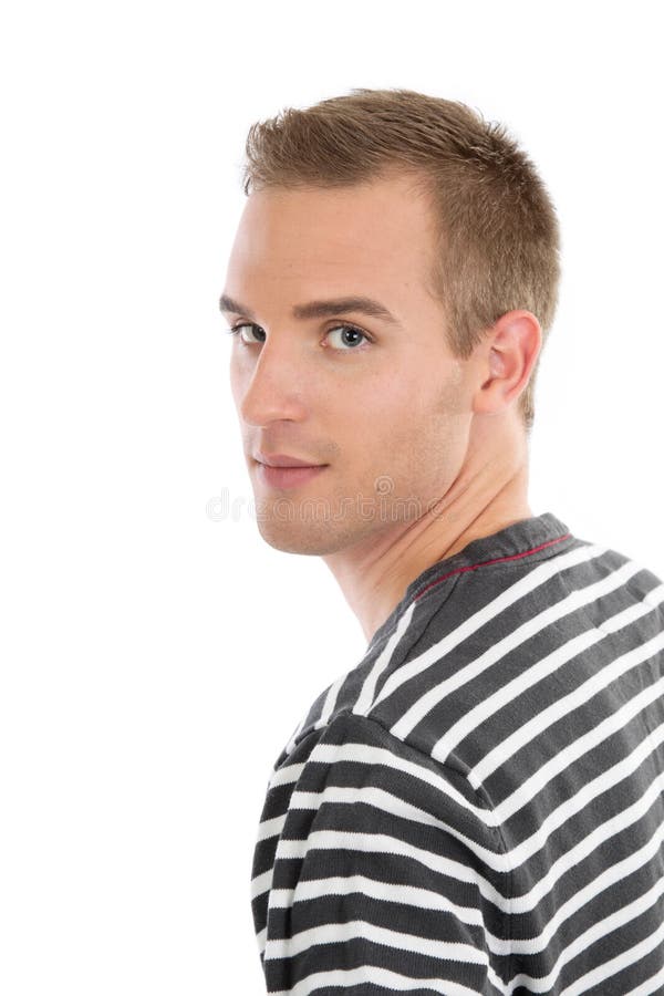 Hombre joven bien parecido foto de archivo. Imagen de aislado - 35321964
