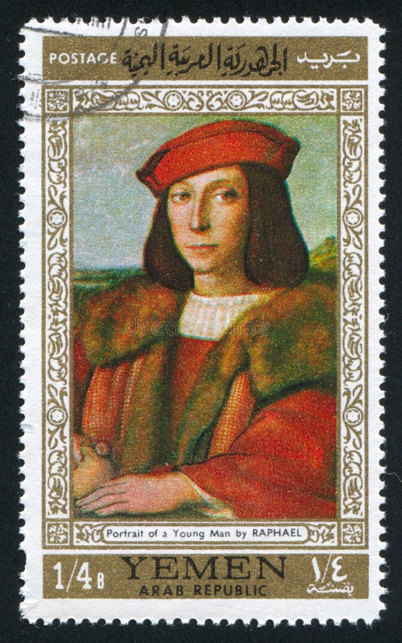 Hombre joven por Raphael foto de archivo editorial. Imagen de ...