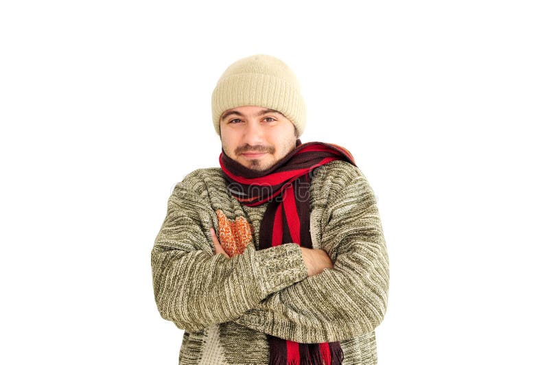 Hombre joven que tiembla foto de archivo. Imagen de equipo - 16925392