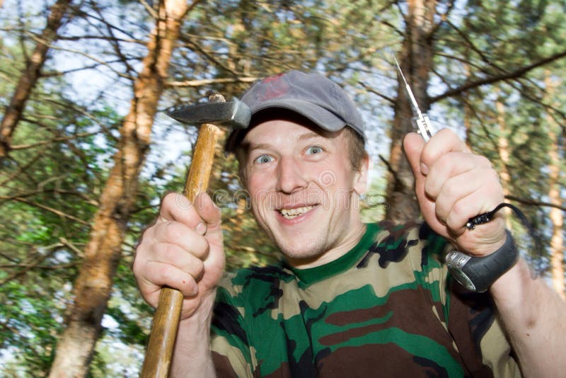 Hombre Loco Imagen. Imagen: 2597396