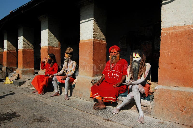 Hombre santo foto de archivo. Imagen de indio, color, tibetano - 452774
