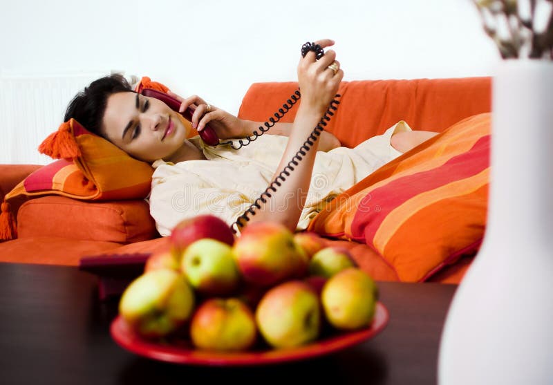 At Home stock image. Image of room, interior, communication - 1007709