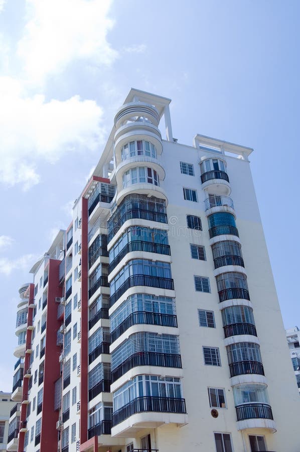 Color Condos stock image. Image of stoop, railing, live - 2074733