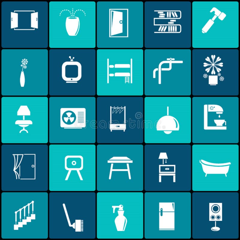 Home related icons stock vector. Illustration of design - 234228928