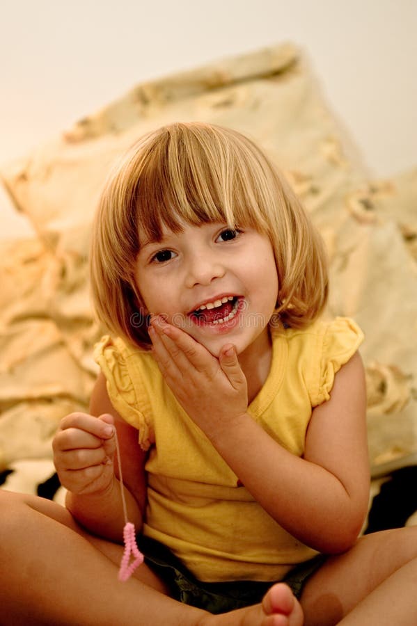 At home stock image. Image of childhood, cute, playing - 5913489