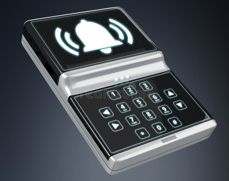 Alarm Security Systems Symbol Sign, Vector Illustration, Isolate on ...