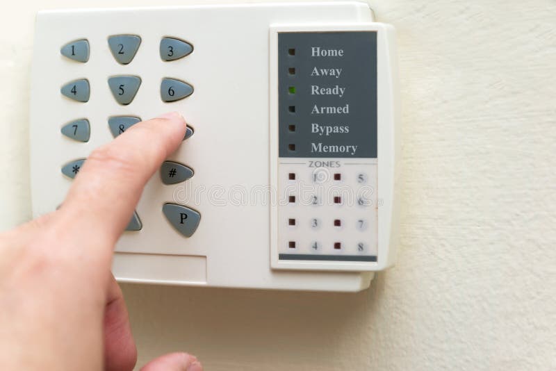 Alarm Panel stock photo. Image of sensor, burglary, keypad - 24375288