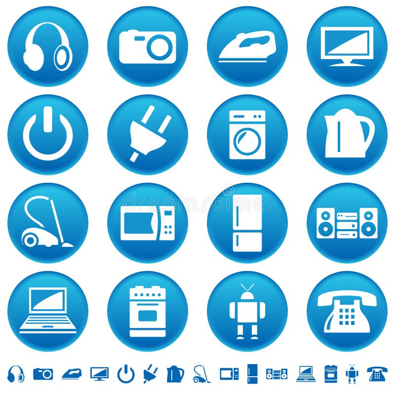 Appliances Button Stock Illustrations – 6,076 Appliances Button Stock ...