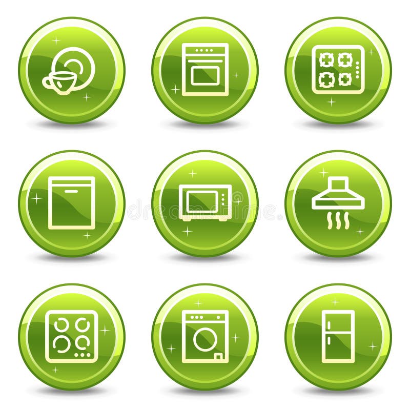 Home Appliances Web Icons, Grey Square Buttons Stock Vector ... Home Appliances Web Icons, Grey Square Buttons Stock Vector ...