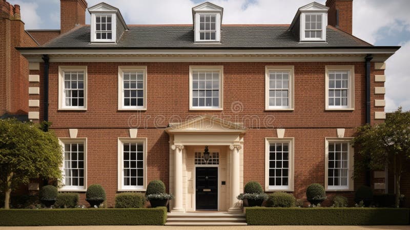 Home Architecture Design in Modern Style with Angular Roof Stock ...