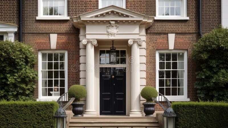 Home Architecture Design in Modern Style with Angular Roof Stock ...