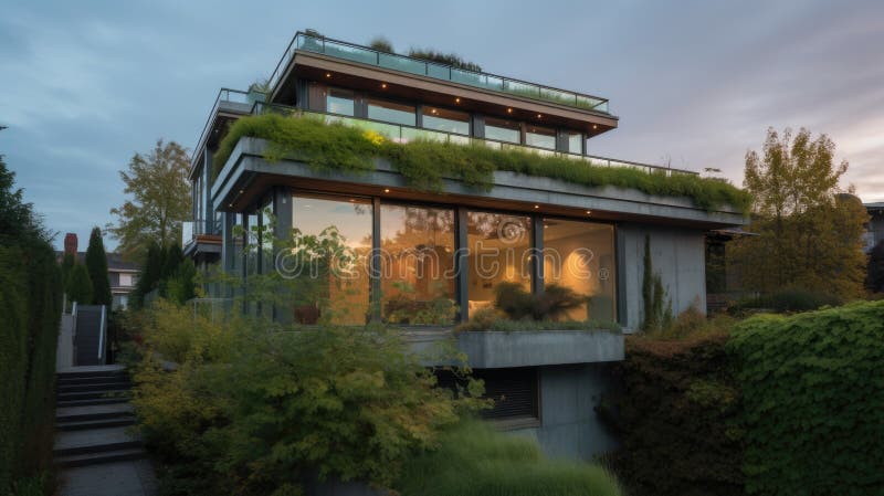 Home Architecture Design in Rustic Style with Log Cabin Stock ...