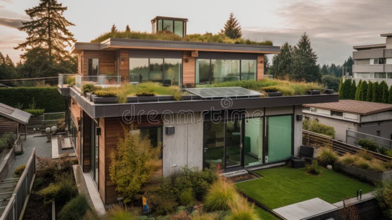 Home Architecture Design in Rustic Style with Log Cabin Stock ...